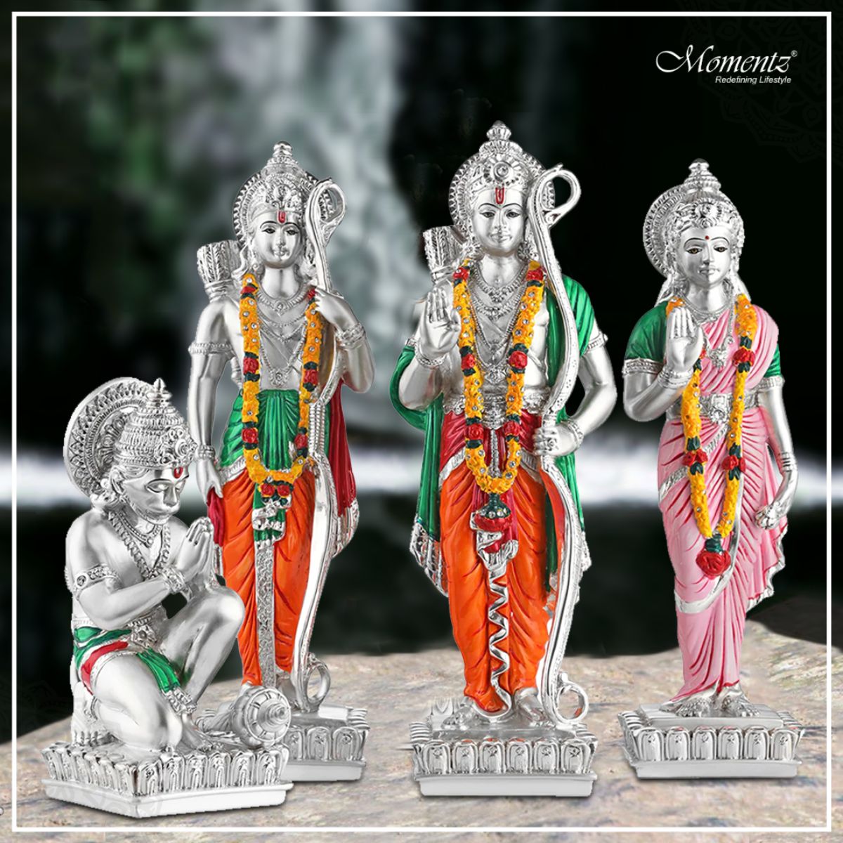 Buy Silver God Idols, Statues, Murti & Gift Items for Pooja Room | Momentz