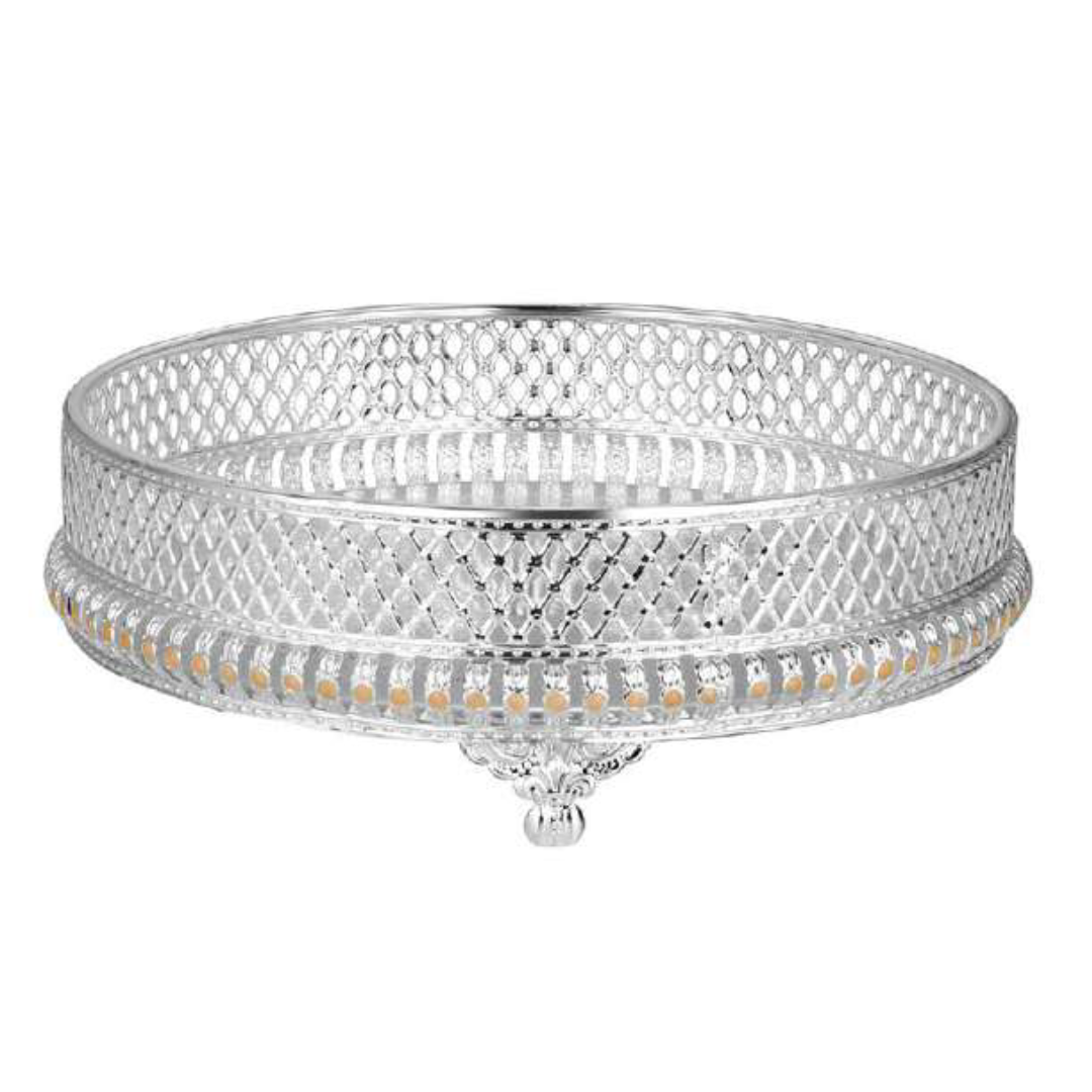 Radiant Round Tray Peach